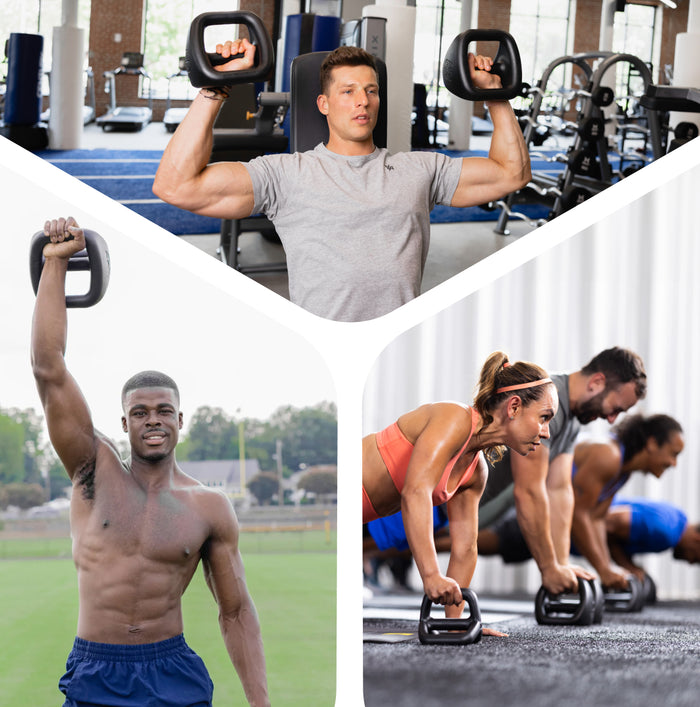 YBell® Pro Series | Dumbbell Set for Full Body Workouts. 3-in-1 Weight ...