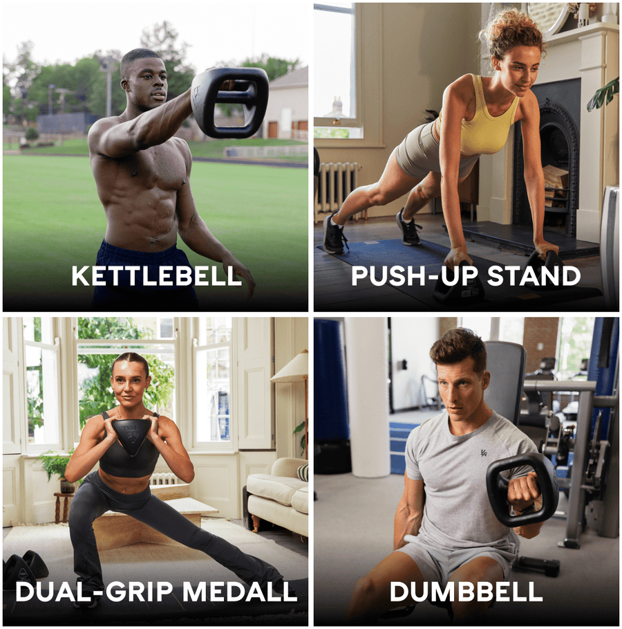 YBell® Pro Series | Dumbbell Set for Full Body Workouts. 3-in-1 Weight ...