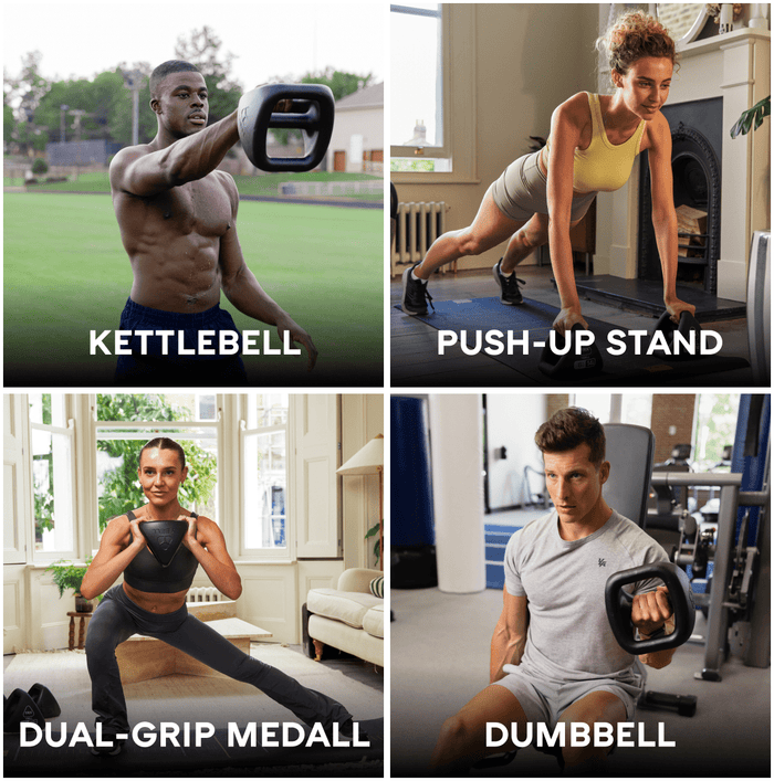 YBell® Pro Series Bundle | Versatile Free Weights | Push-up Stand Dumbbells | TRX