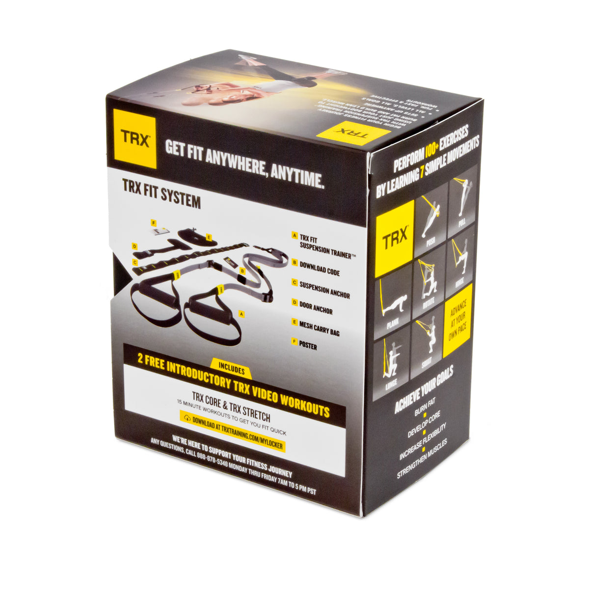 TRX FIT System | Home Suspension Trainer for Travel and Home Workouts ...