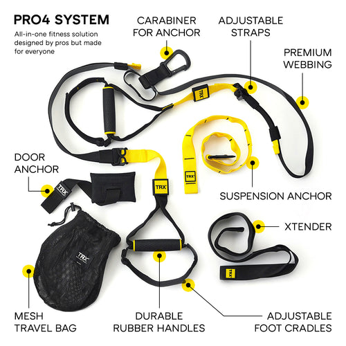 Advanced Suspension Training Gear | TRX® Pro4 System™